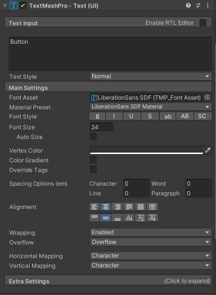 새로 배운 UI Rect Transform TextMeshPro 버튼 액션