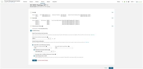 Configure Dual Isp Topology With Two Hubs And Four Spokes In The Same