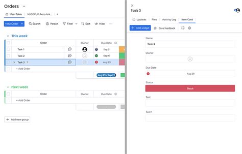 grouping fields in a form to create one column monday apps