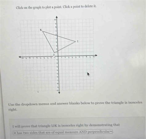 Click On The Graph To Plot A Point Click A Point To Delete It Use The