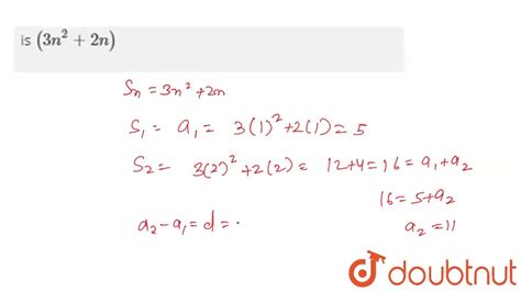Find The Rth Term Of An AP The Sum Of Whose First N Terms Is N N YouTube