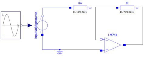 OpAmp Circuit Simulation Example Enterprise Architect User Guide