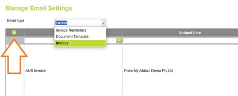 Setting Up Email Templates Abtrac Support