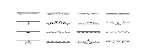 세트 검정 간단한 라인 컬렉션 낙서 테두리 요소 벡터 디자인 스타일 스케치 배너에 대 한 격리 된 그림 분할에 대한 스톡 벡터 아트 및 기타 이미지 Istock