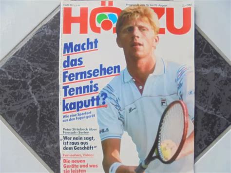 HÖrzu 33 1989 Tb Boris Becker Hannelore Elsner Michaela May Tv Programm Eur 30 00 Picclick De