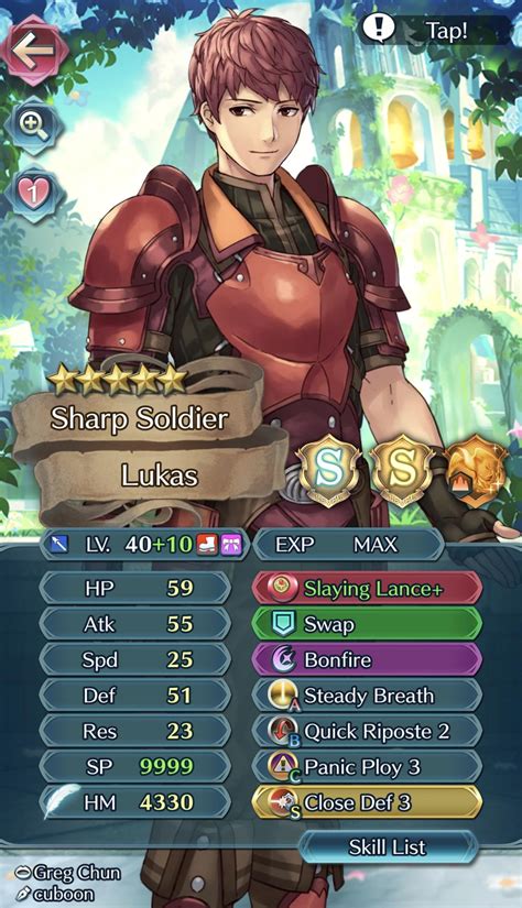 Lukas My Favourite Ginger Stud And First R Fireemblemheroes