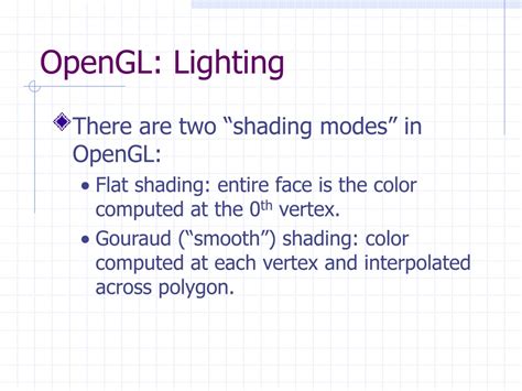 PPT OpenGL Tutorial PowerPoint Presentation Free Download ID