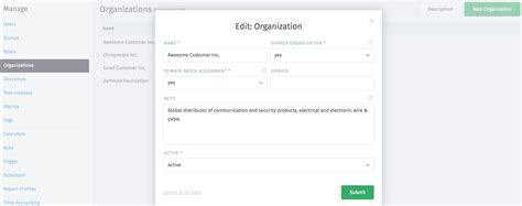 Organizations — Zammad Documentation