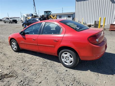 2000 Plymouth Neon Base For Sale In Airway Heights Wa Lot 62832