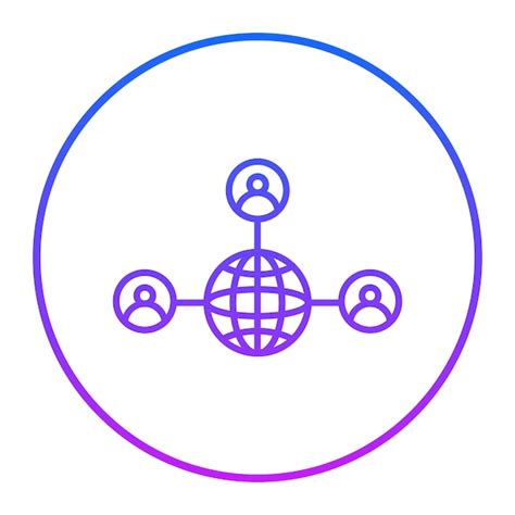 Premium Vector User Network Vector Illustration