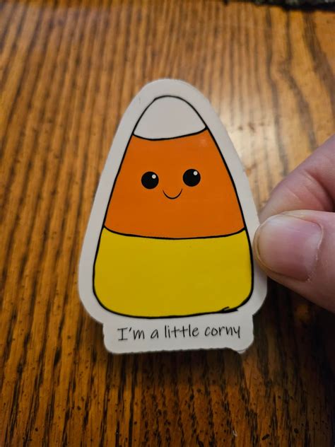 Candy Corn Sticker R Sticker