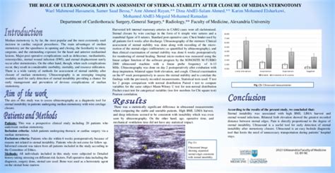Pdf The Role Of Ultrasonography In Assessment Of Sternal Stability