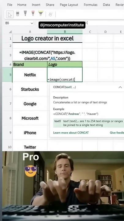 Logo Creator In Excel Exceltutorial Exceltips Exceltricks Spreadsheet Youtube