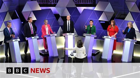 UK election debate sees political parties clash over tax and immigration | BBC News - YouTube