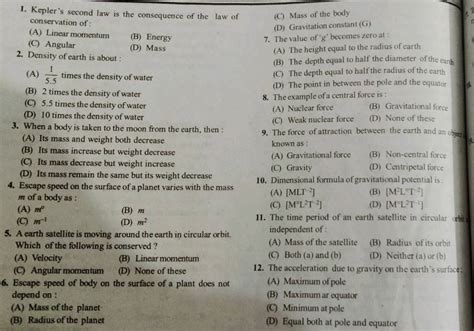 The Acceleration Due To Gravity On The Earths Surfaction Depend On
