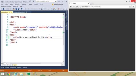 Getting Started With ASP NET MVC5 Razor View Basics