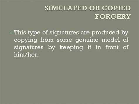 Signature Forgery PPT Forensics Digest