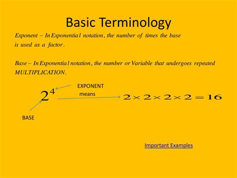 RATIONAL EXPONENTS Basic Terminology Substitution And Evaluating Ppt Download