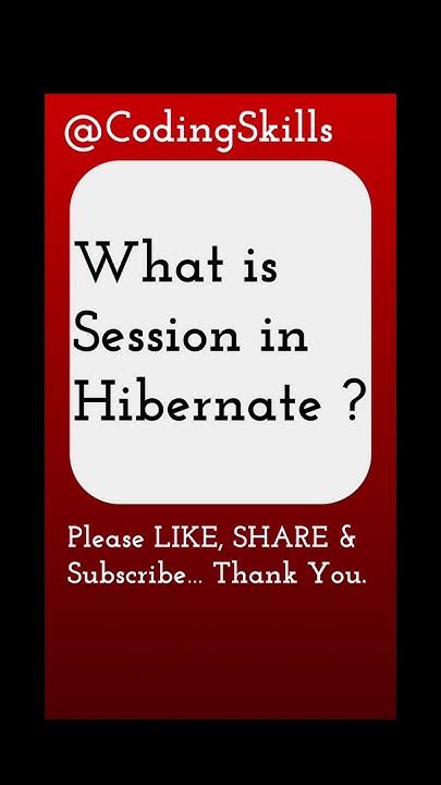 What Is Session In Hibernate Coding Skills Hibernate Javacoding Javainterviewquestions