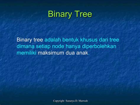 Struktur Data 04 Binary Tree Ppt