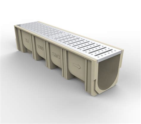 En1433 A15-F900 Concrete Polymer Drainage Ditch Steel Grate at ...
