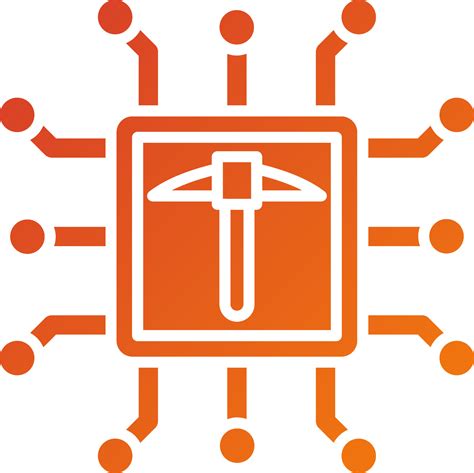 Cpu Mining Icon Style 21760973 Vector Art At Vecteezy