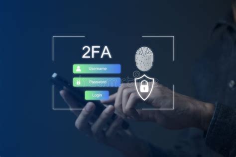Businessman Using Smartphone To Fingerprint Scan For Two Factor Authentication For Safety Use Of