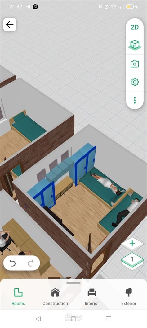 شقة سكنية تصميم فرش مانيوال، أوتوكاد 2d، نموذج 3d مستقل