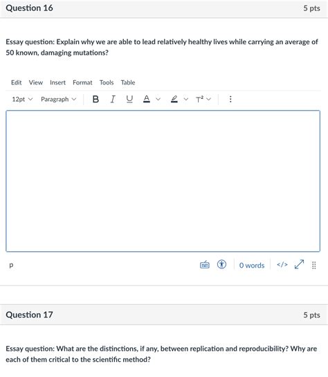 Solved Question 16 Question 17 Chegg Com