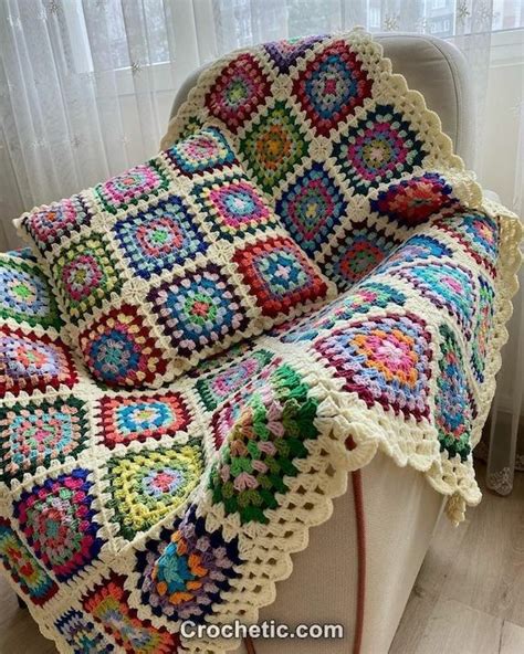 Vintage Blanket Flower Trendy Clothes Easy Crochet Top Design Pattern