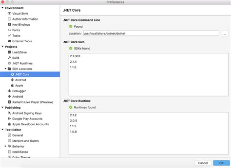 Macos Why Can I Not Always Change Target Framework In Visual Studio For Mac Stack Overflow
