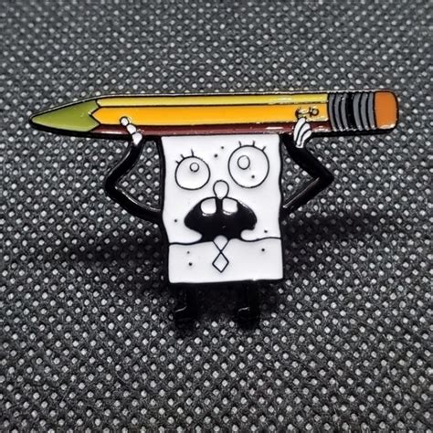 Jewelry Sponge Bob Square Pants Doodle Bob Enamel Pin Poshmark