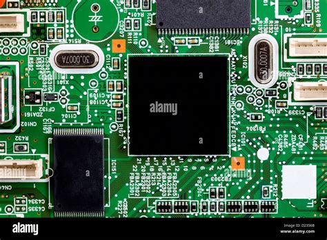 Electronic Circuit Chip On PCB Board Stock Photo Alamy