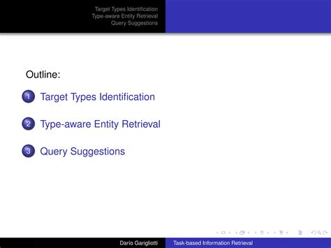 Task Based Information Retrieval Ppt