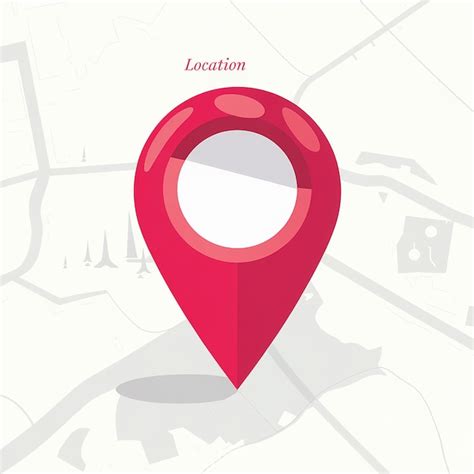 A Red Location Pin Commonly Used In Maps And Navigation Apps Premium Ai Generated Vector