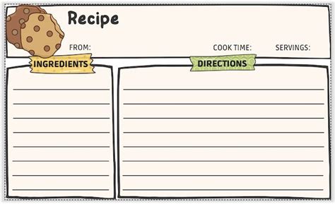 Free 3x5 Recipe Card Templates