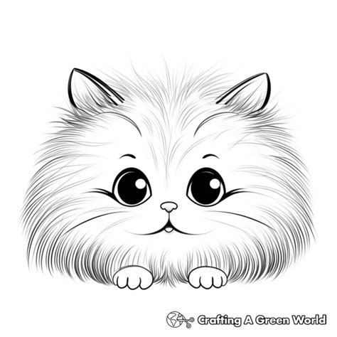 Cat Face Coloring Pages Free And Printable