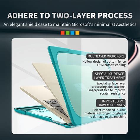 Shockproof Case For Surface Laptop Go Anti Crack C Grandado