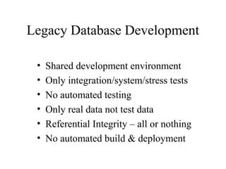 XUnit Style Database Testing PPT