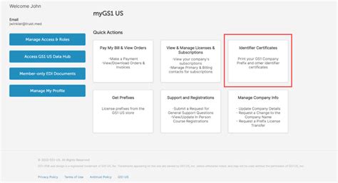 Accessing And Downloading Your Gs1 Identifier Certificates Trustmed
