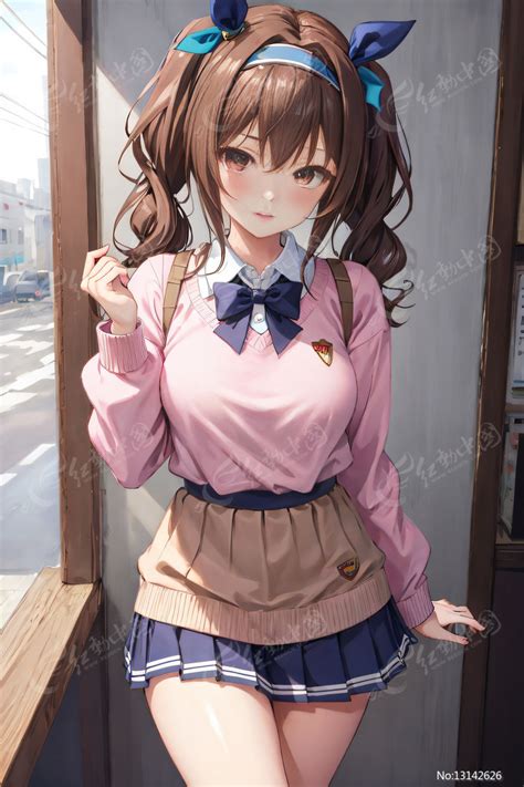 女孩插画ai图片下载红动中国