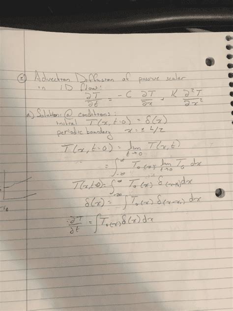 How To Solve The Advection Diffusion Problem Analytically