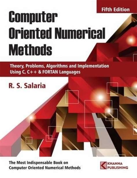 Computer Oriented Numerical Methods Rs Salaria 9789381068489 Books
