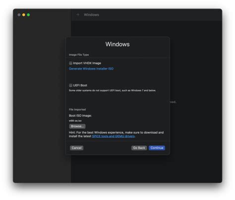 Utm Frontend For Qemu On M1 Macbook Pro Creating A Vm And Installing