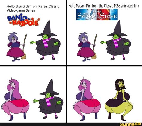 Hello Gruntilda From Rares Classic Ii Hello Madam Mim From The Classic