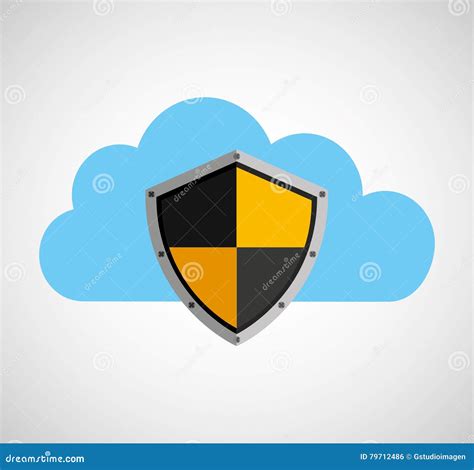 Cloud Computing Data Storage Stock Illustration Illustration Of Management Database 79712486