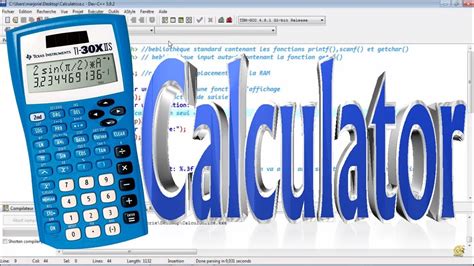 1 Programmation Dune Mini Calculatrice En Langage C Linstruction