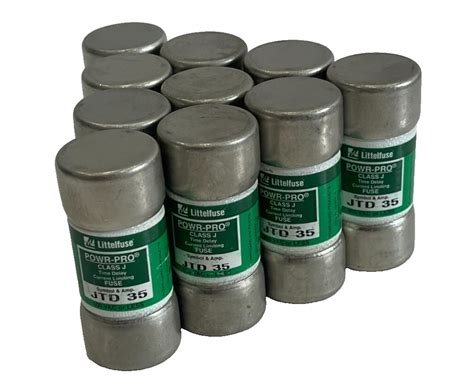 NEW LITTELFUSE JTD 35 POWER PRO CLASS J FUSES JTD35 LOT OF 10 SB Industrial Supply Inc