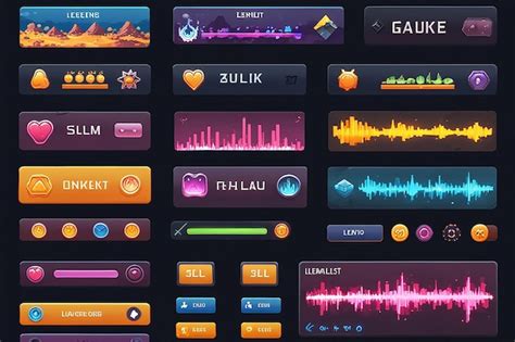 Game Levels Ui Kits Premium Ai Generated Image