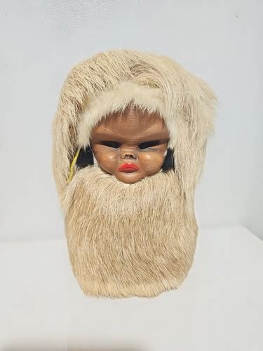 Vintage Original Nuni By Kiana Alaskan Doll Handmade Reindeer Skin And